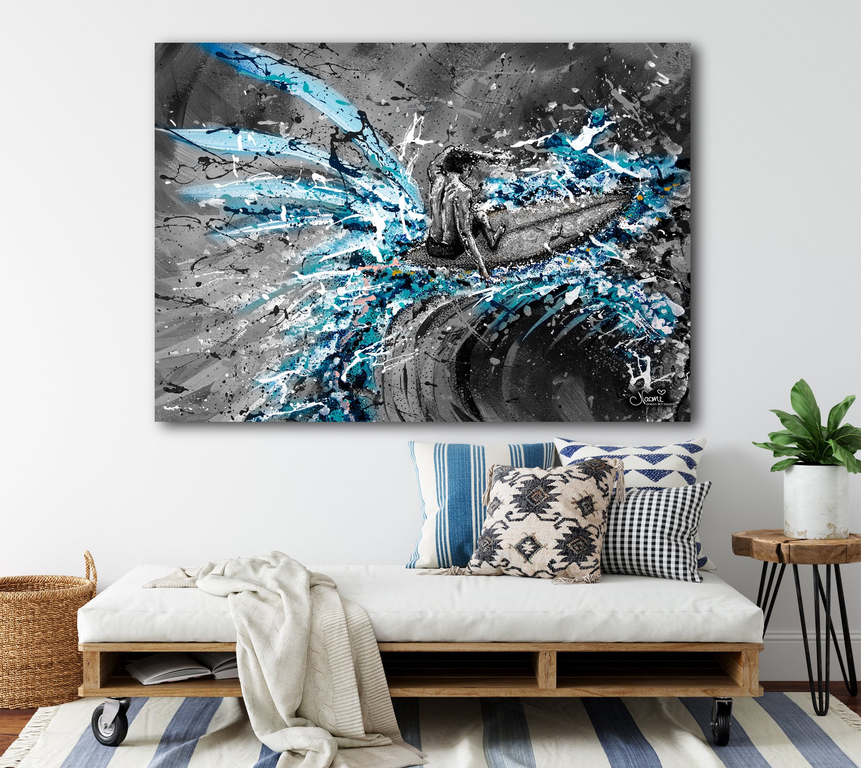 SOUL WAVE BLUE – OCEAN ART NAOMI